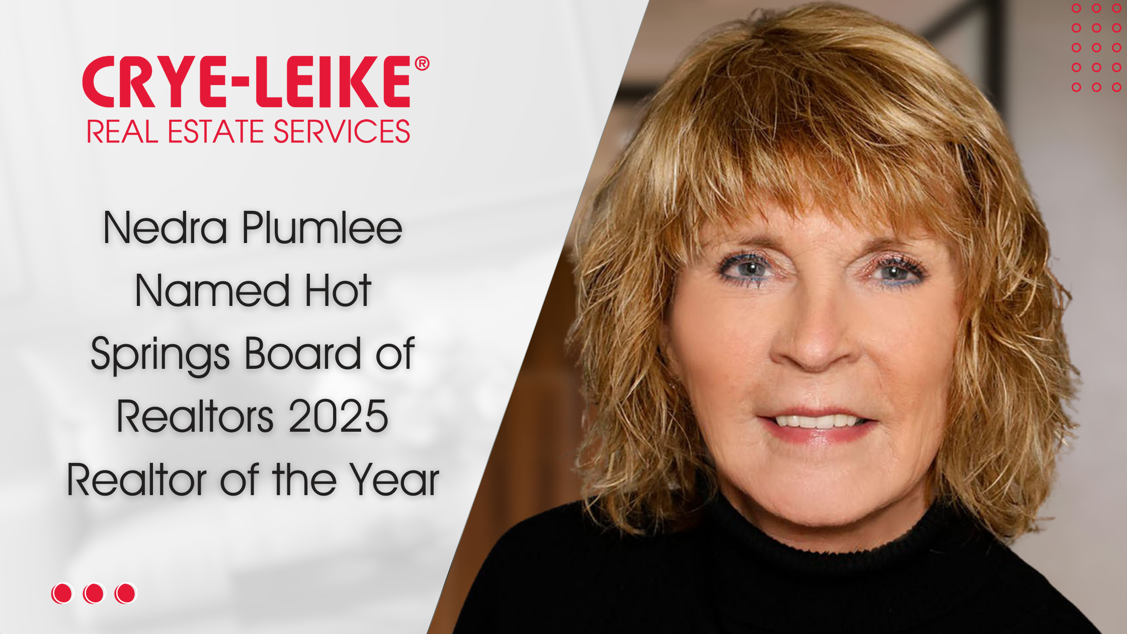 Nedra Plumlee Named Hot Springs Board of Realtors 2025 Realtor of the Year
