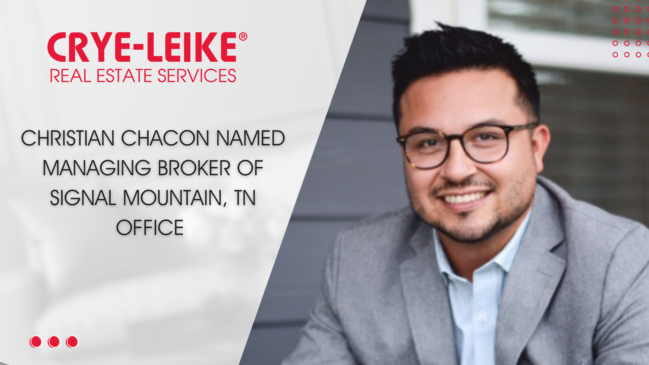 Crye-Leike Names Christian Chacon Managing Broker of Signal Mountain Office